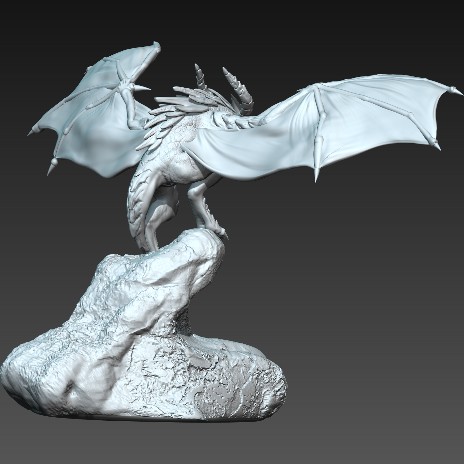 3D file Wyvern Dragon Whelp Pose D・3D printing idea to download・Cults
