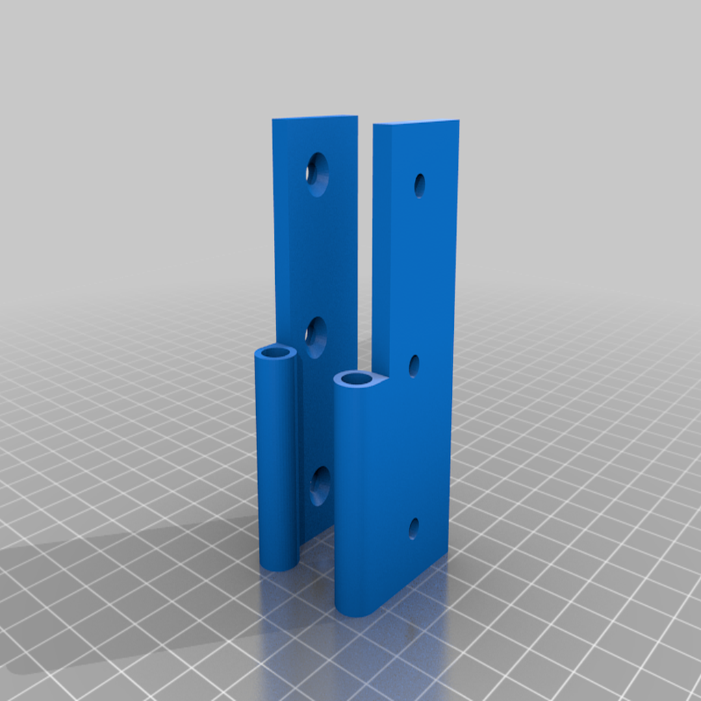 Free 3D file large hinges 80x30 for doors (left and right)・3D printer ...