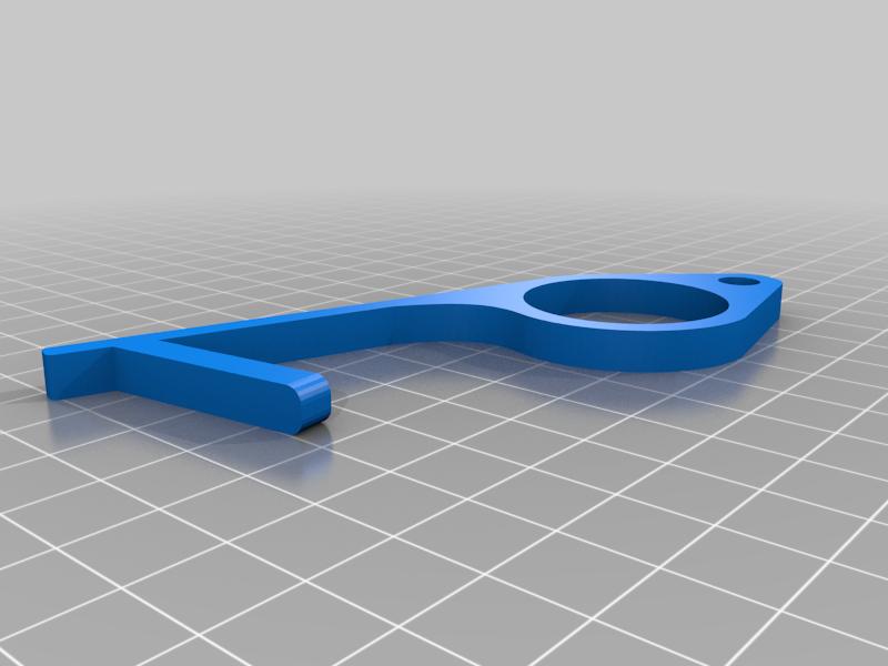 Free 3D file Safe Touch (Covid-19) - Touch free handle・Design to ...