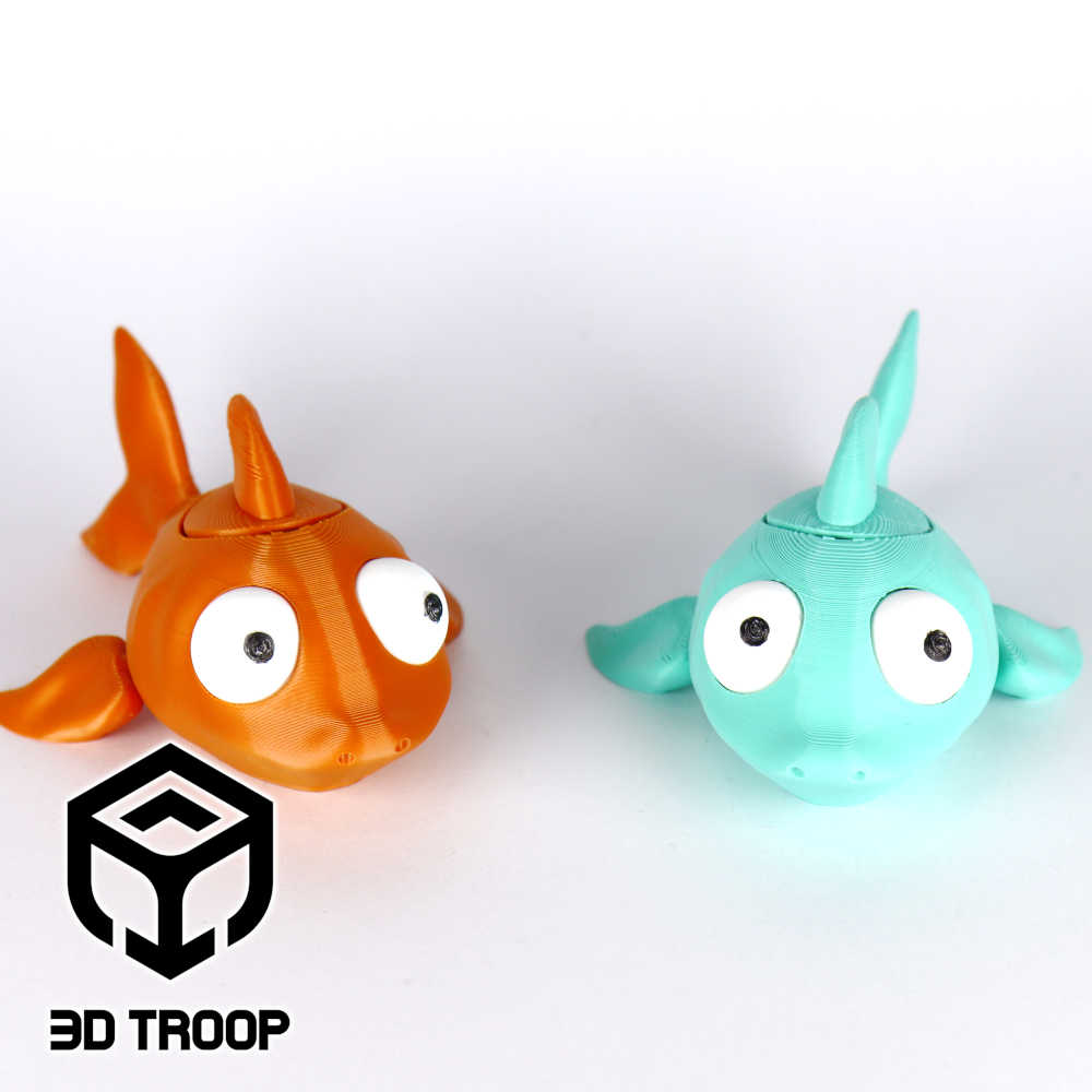 STL file Little Shark・3D printable design to download・Cults