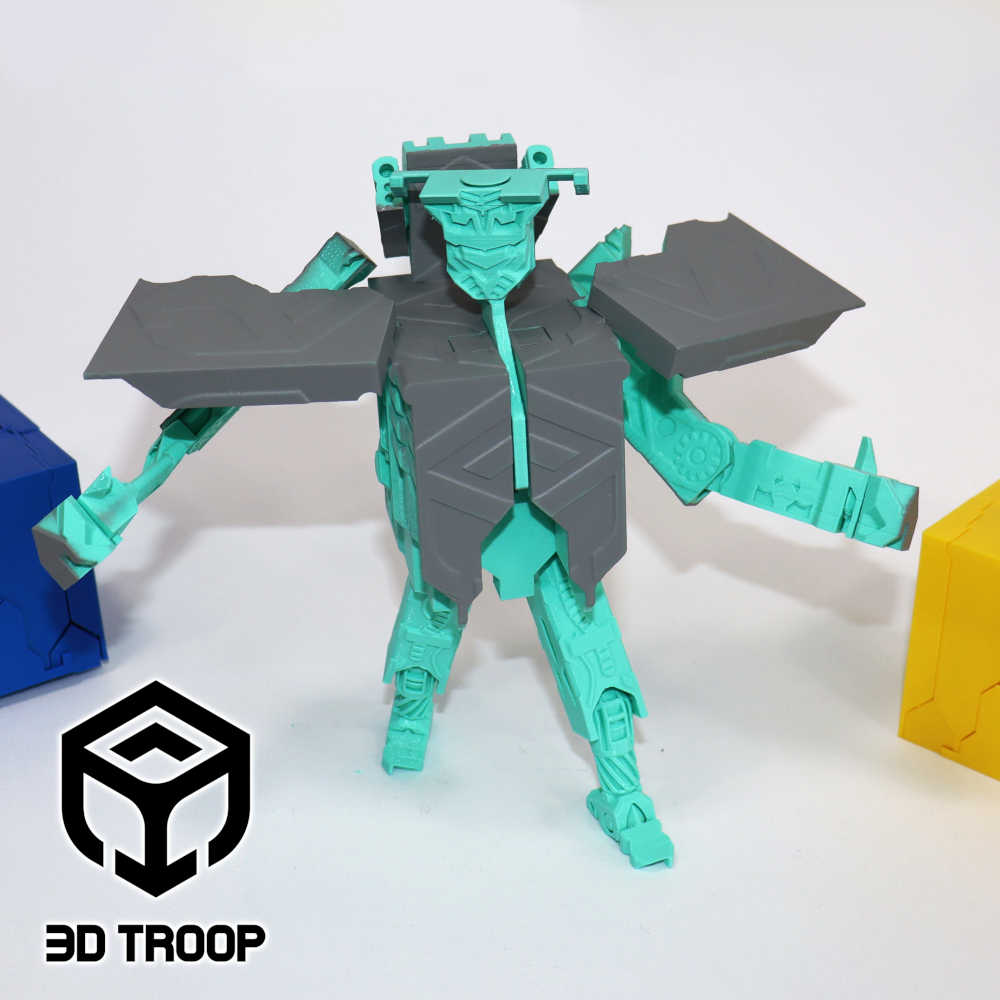 STL file Cubot Print-in-Place・3D print design to download・Cults