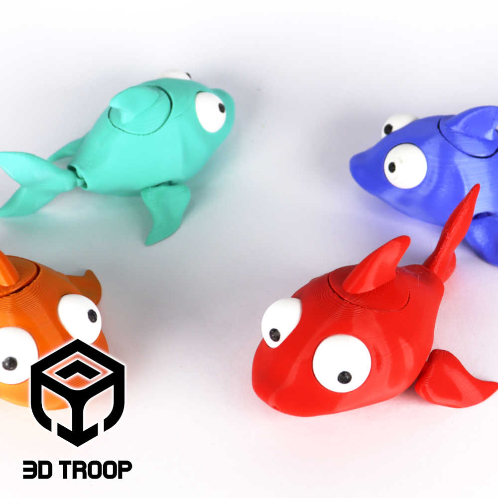 STL file Little Shark・3D printable design to download・Cults