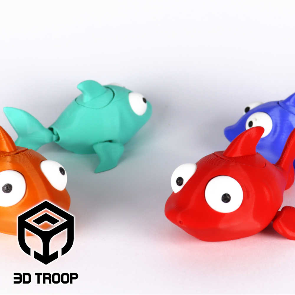 STL file Little Shark・3D printable design to download・Cults