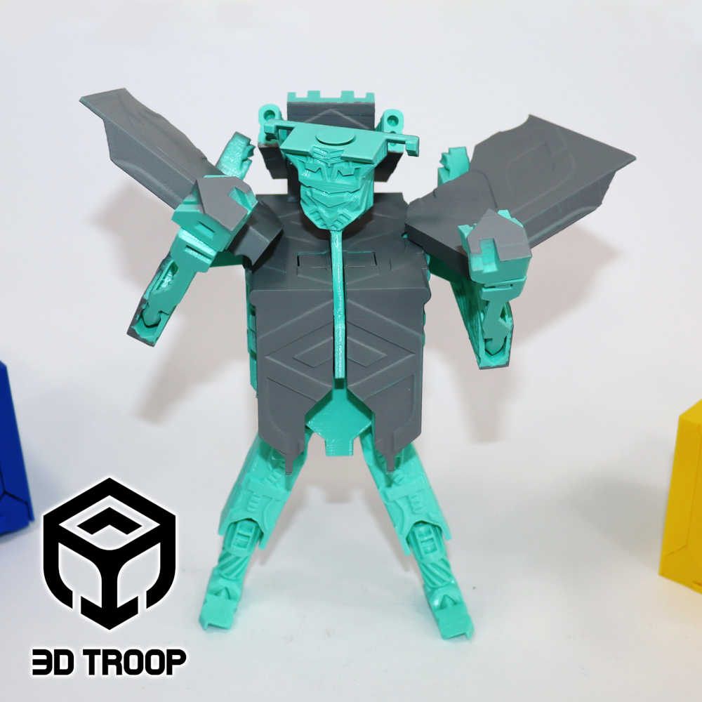 STL file Cubot Print-in-Place・3D print design to download・Cults