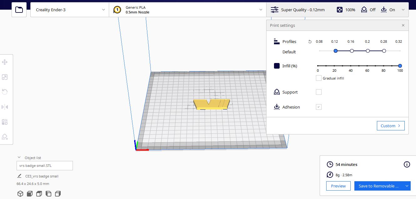 STL file skoda vrs badge 📛・3D print model to download・Cults
