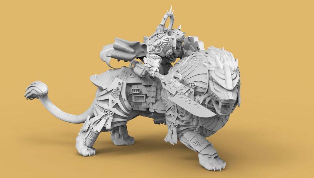 Télécharger fichier STL gratuit La garde du Lion de l'Empereur • Objet pour impression 3D ・ Cults