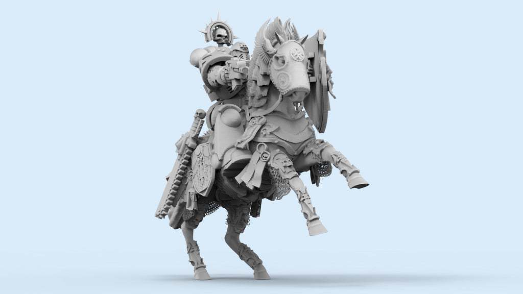 Download free STL file Templar Horsemen • 3D print template ・ Cults