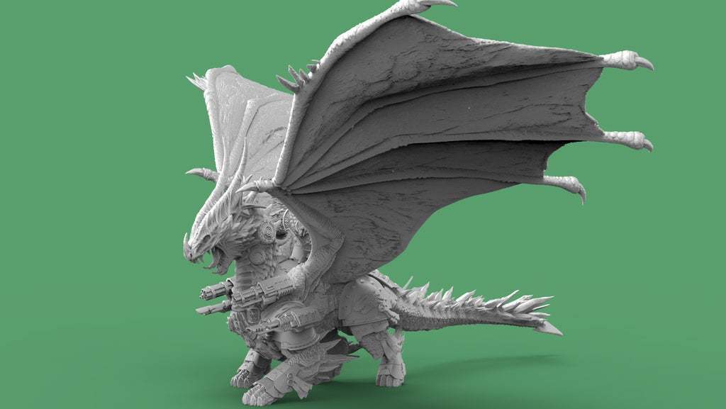 Descargar archivo STL gratis Caballero del Dragón - Batalla Armada ...