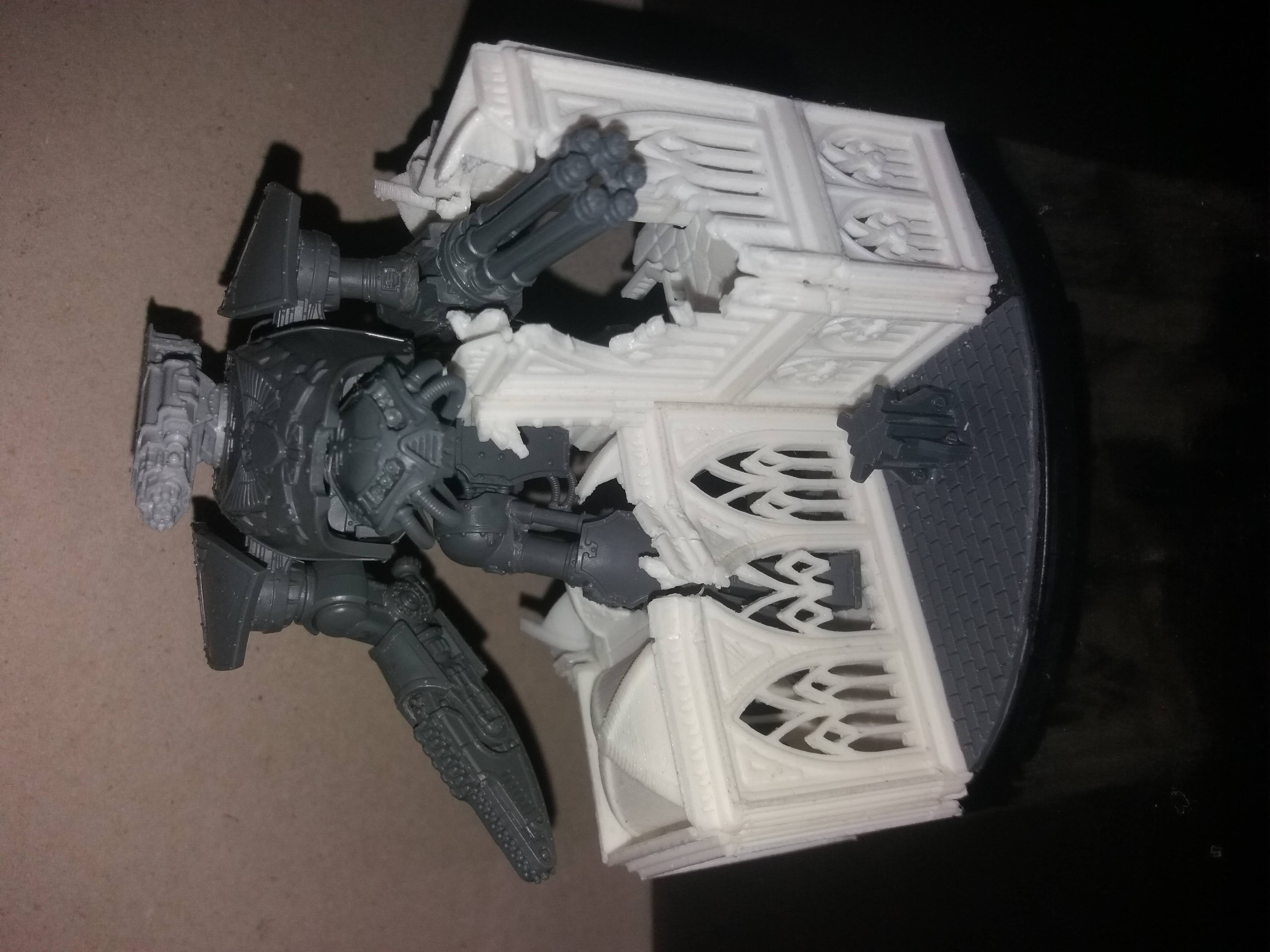 STL file Titanicus Terrain - Cathedral Building/Ruins (no supports) 🏗️ ...