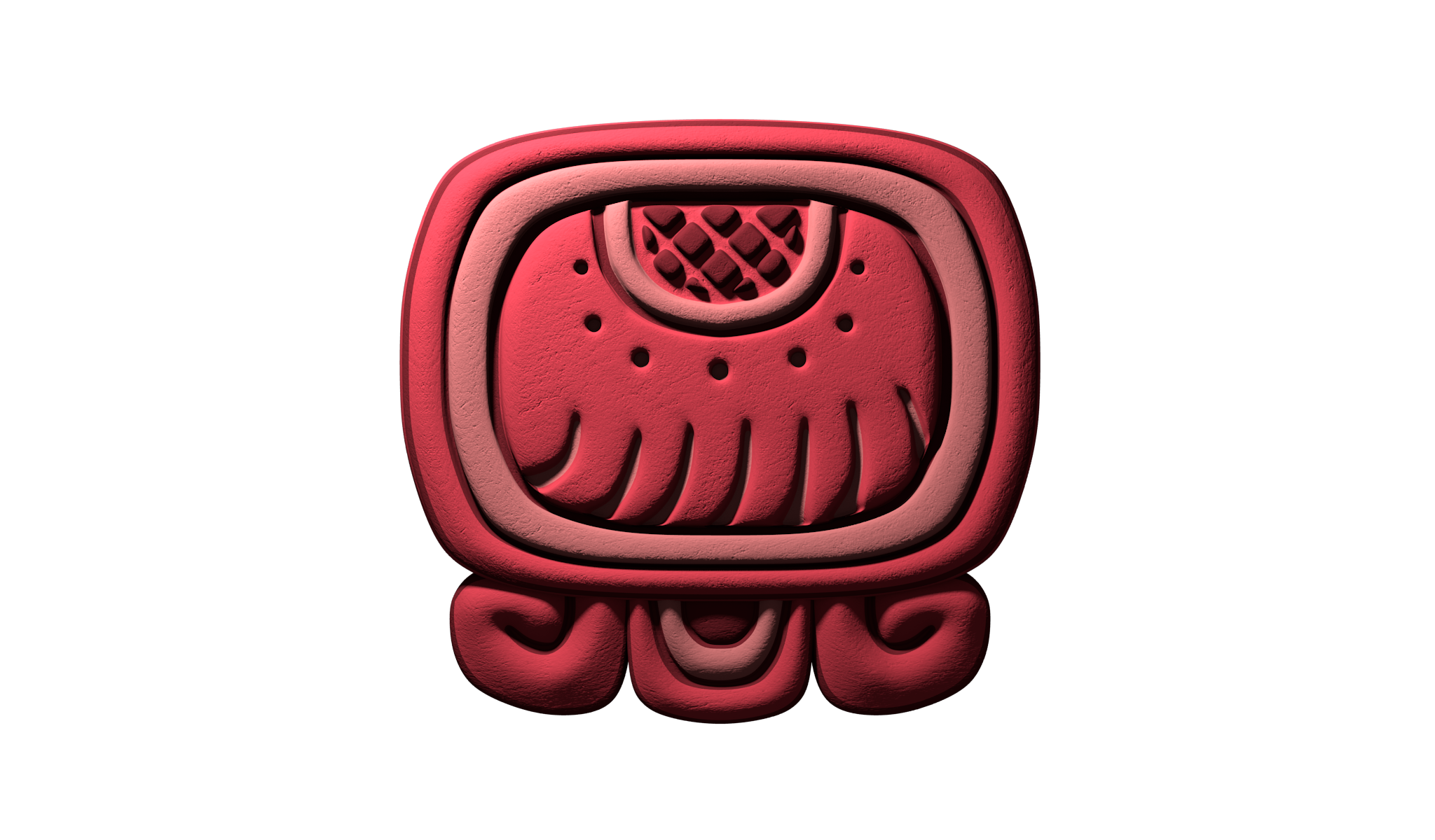 Fichier STL gratuit Imix, glyphe maya・Design pour imprimante 3D à ...