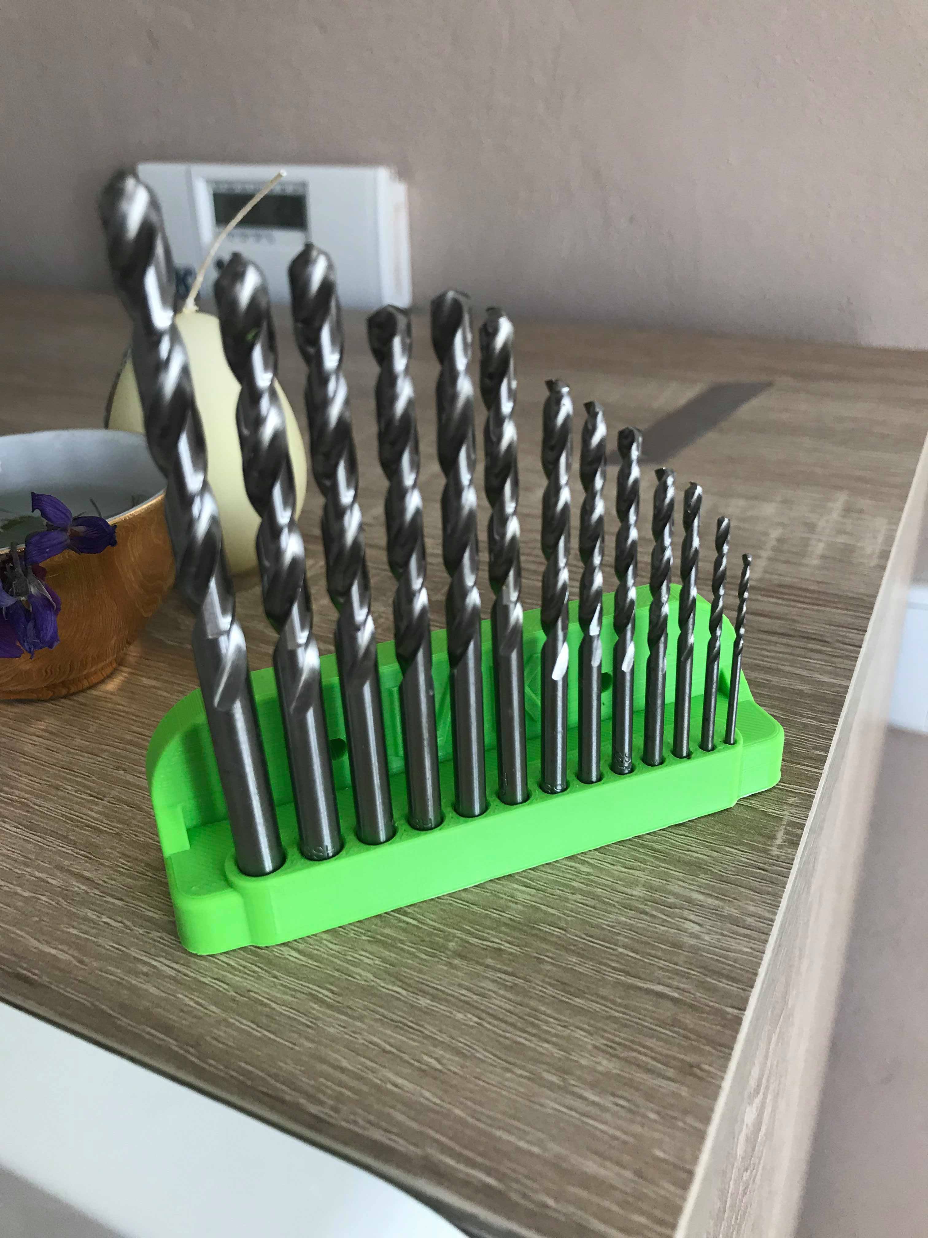 STL file Drill bit holder・3D printing template to download・Cults