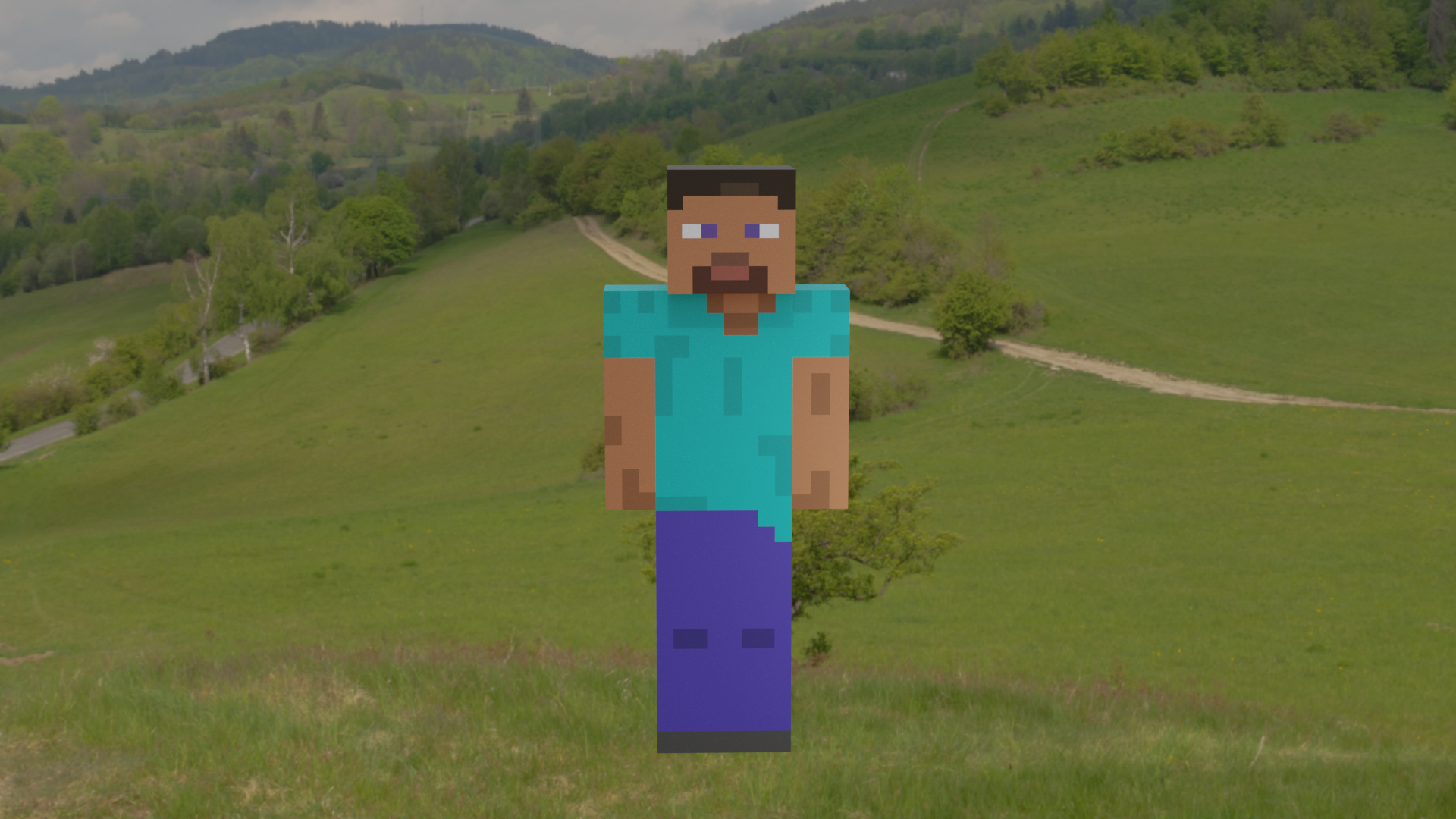 STL file Minecraft Steve Removable・3D printing idea to download・Cults