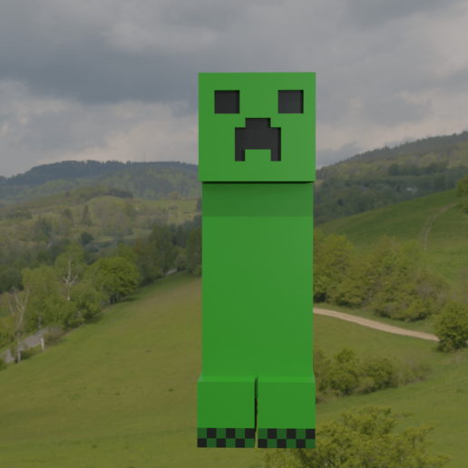 Download 3D printer model Minecraft Creeper Removable ・ Cults