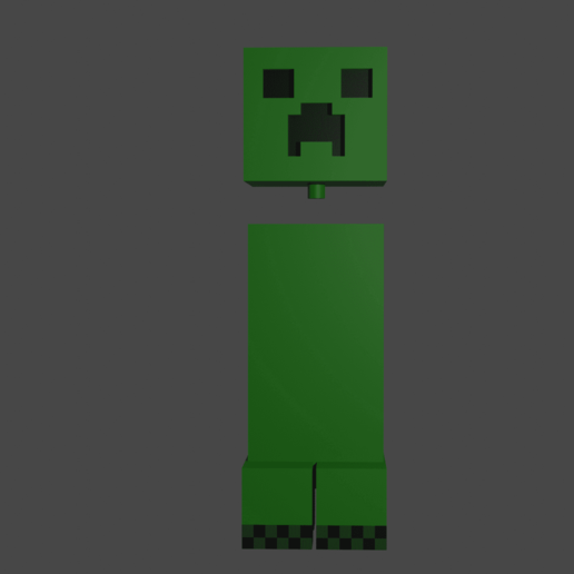 Download 3D printer model Minecraft Creeper Removable ・ Cults