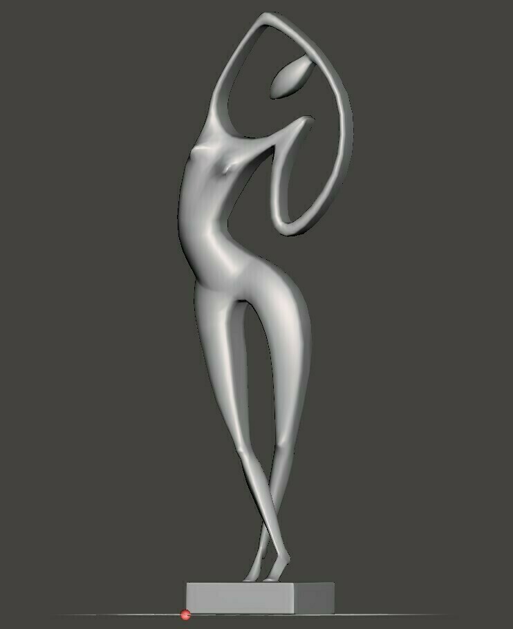 Free STL file Sculpture Woman Sculpture art・3D printer model to ...