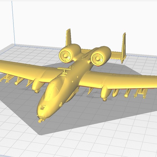 Download 3D printing files A-10 Thunderbolt II ・ Cults