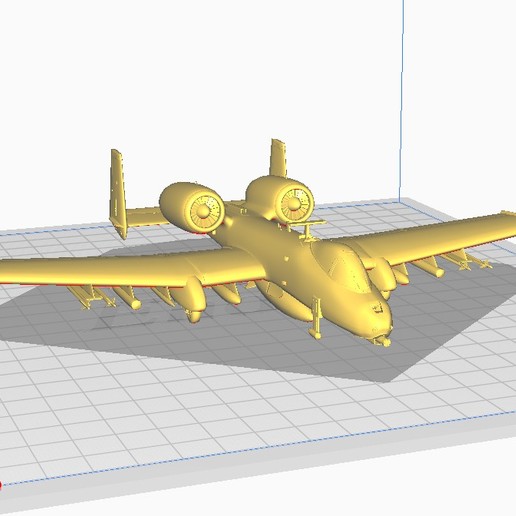 Download 3D printing files A-10 Thunderbolt II ・ Cults