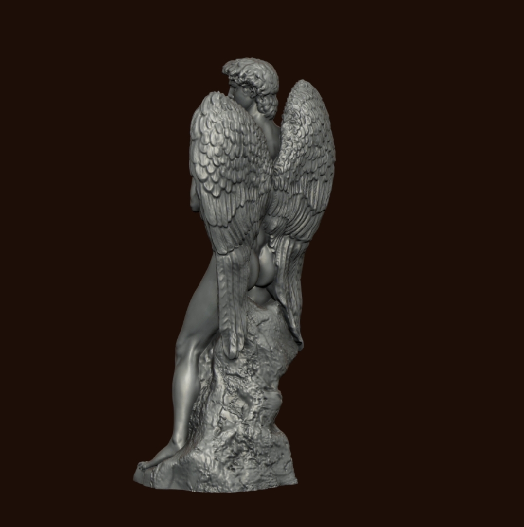 Archivo STL David con alas (vela)・Objeto imprimible en 3D para ...