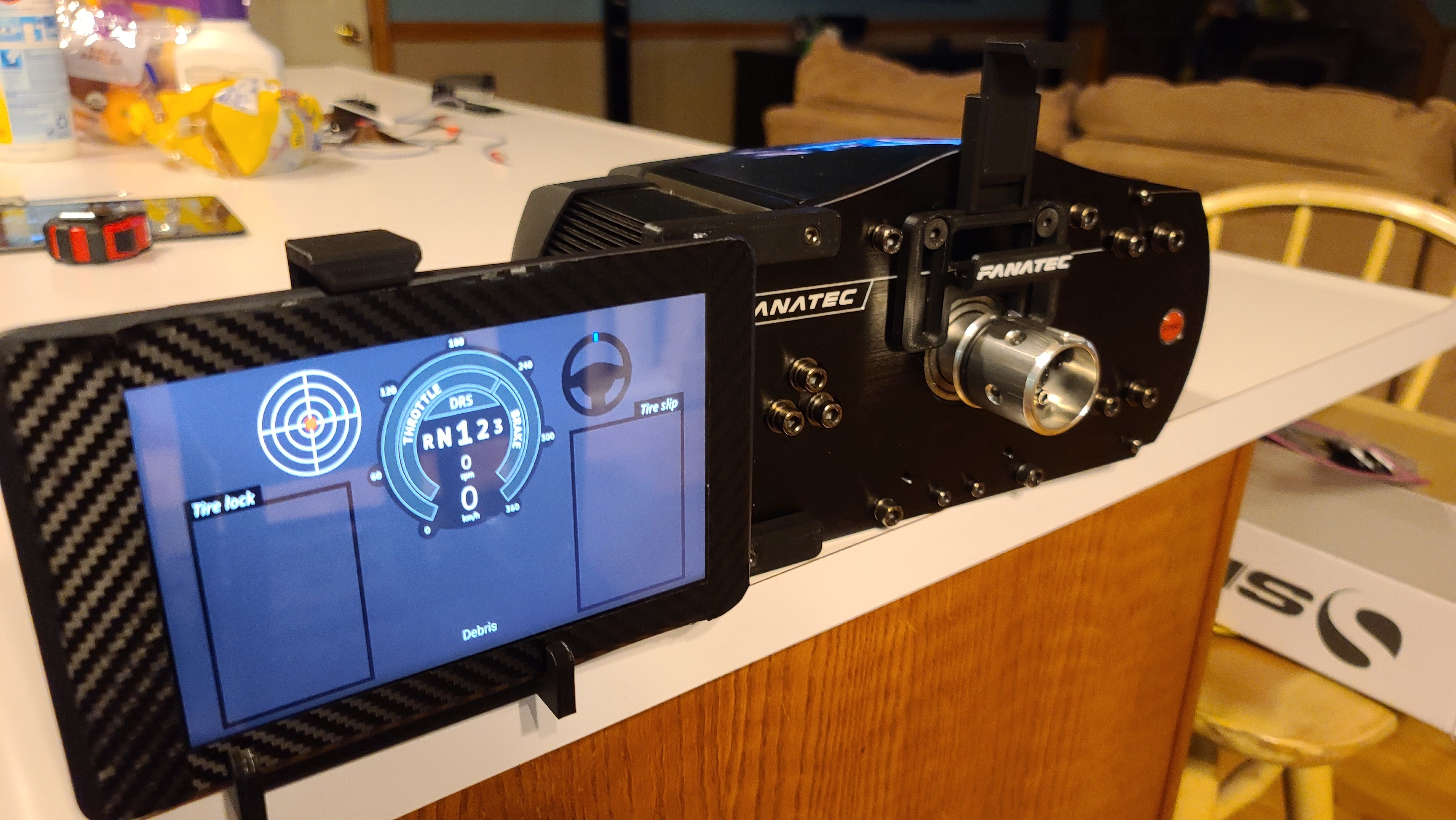 Download STL file Fanatec CSW 2.5 Side Tablet Mount (Adjustable ...