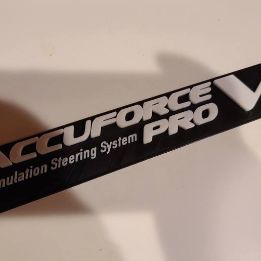 Descargar archivo STL Logotipo de Accuforce Pro V2 3D • Modelo para la ...