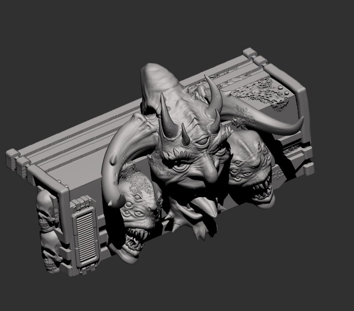 OBJ file laughing demon pc case decoration 🤣・3D printing model to ...