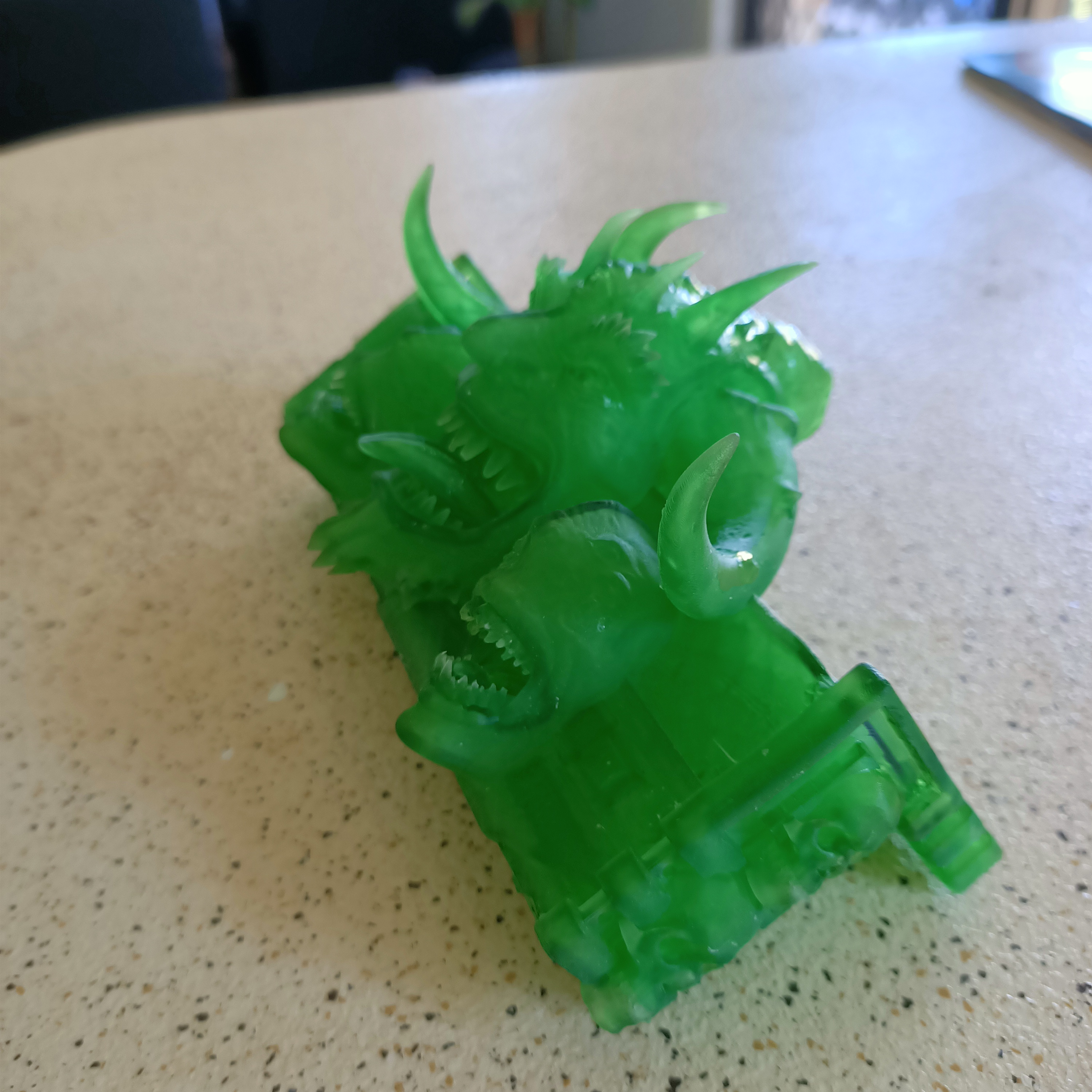 OBJ file laughing demon pc case decoration 🤣・3D printing model to ...