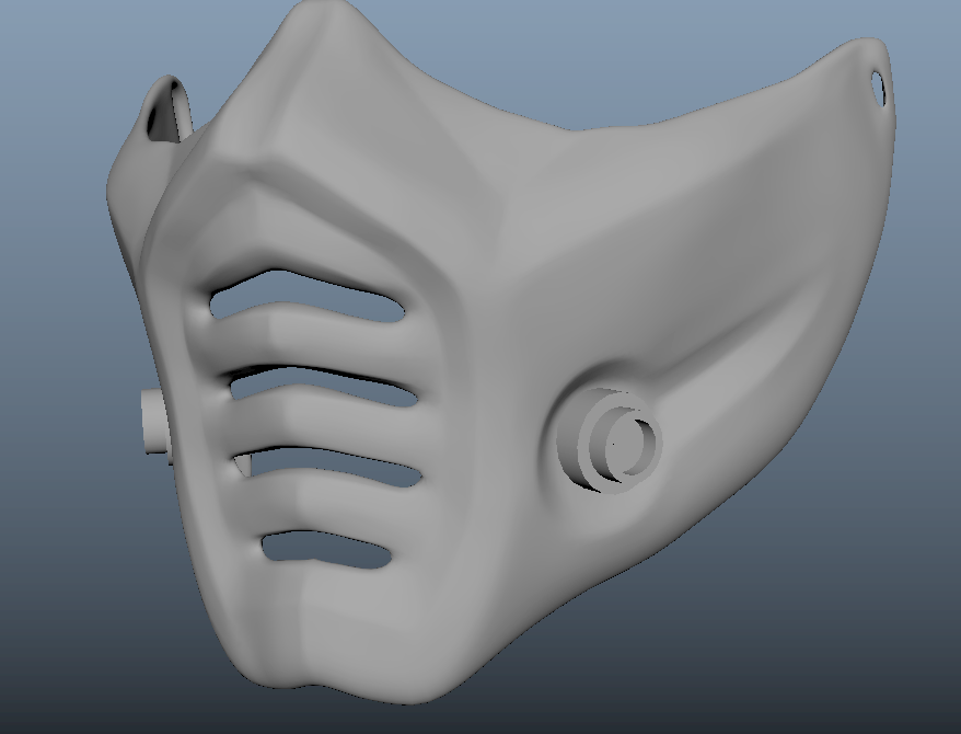 Free STL file Sub-Zero Mask Mortal Kombat 🕹・3D print model to download ...
