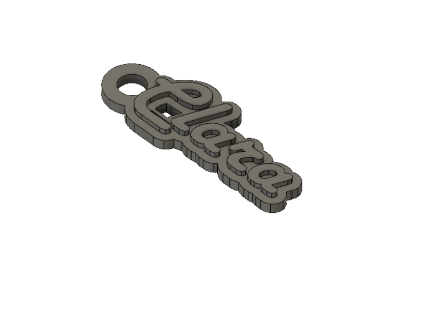 STL file Harlow Clara Keychain 🗝️・3D print model to download・Cults