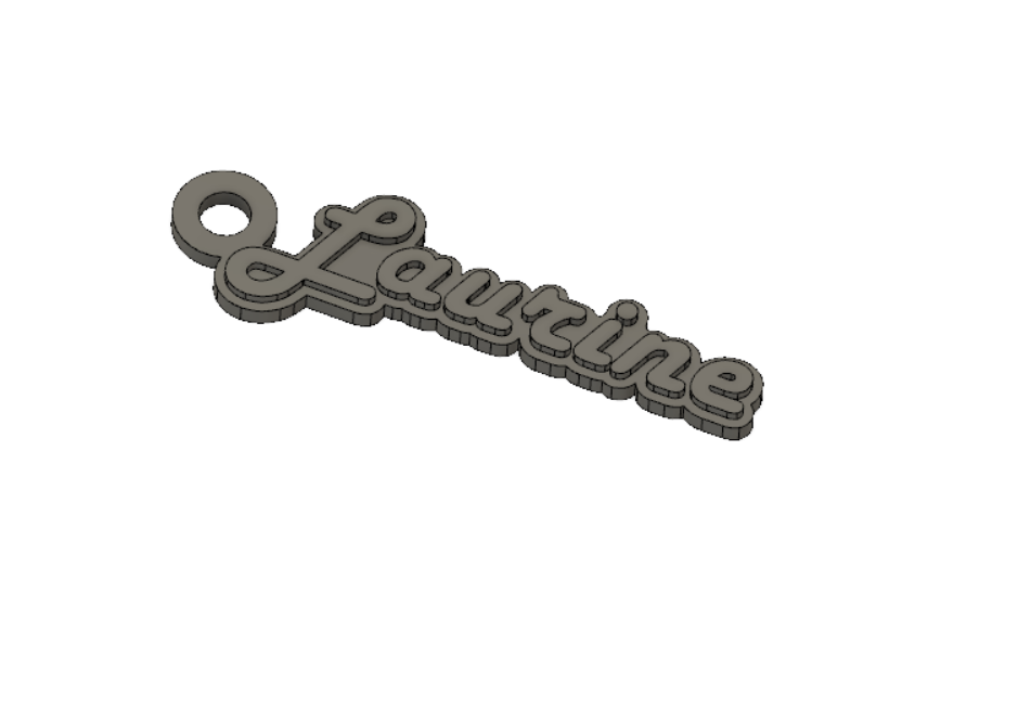 Archivo STL Llavero Harlow Laurine・Objeto imprimible en 3D para ...