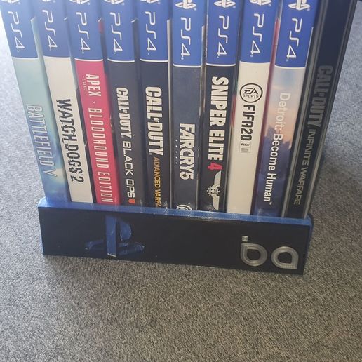 Download STL file DVD case holder for PlayStation 2-3-4/X-box • 3D ...