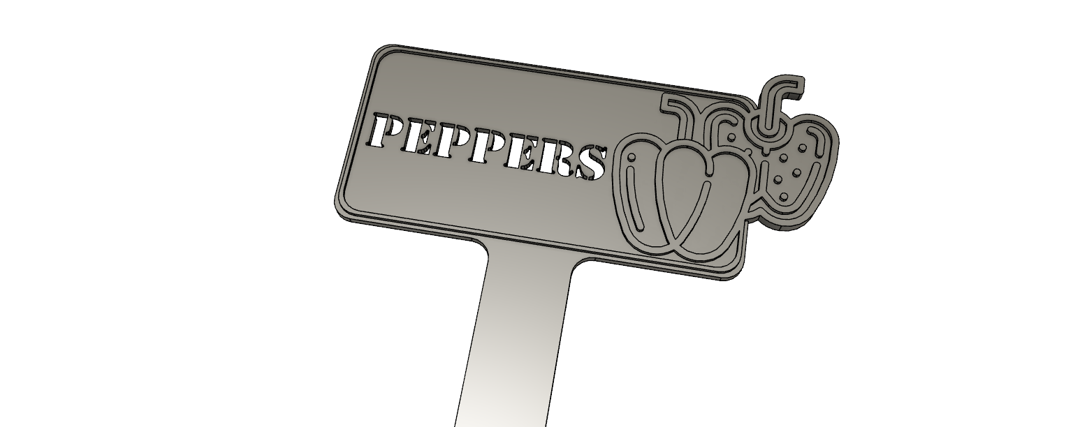 STL file Peppers Sign・3D printer design to download・Cults