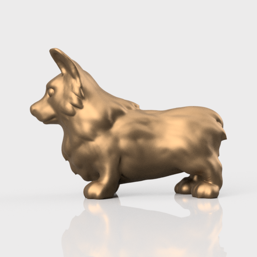 Free STL file Little Corgi・3D printable model to download・Cults