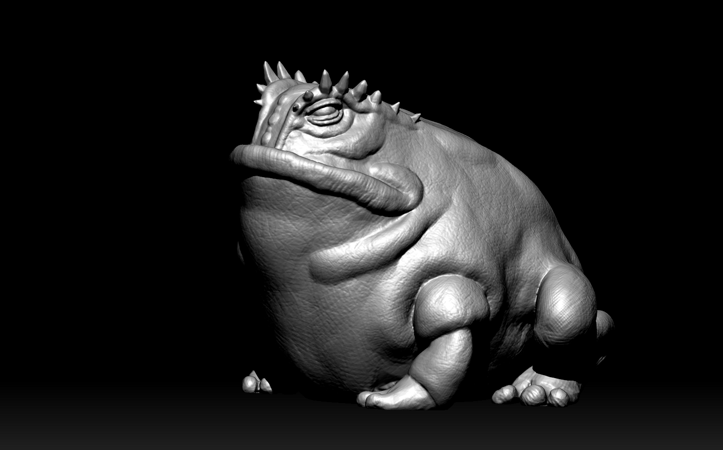 STL file Horned Frog (HighQuality) 🐸・3D print model to download・Cults