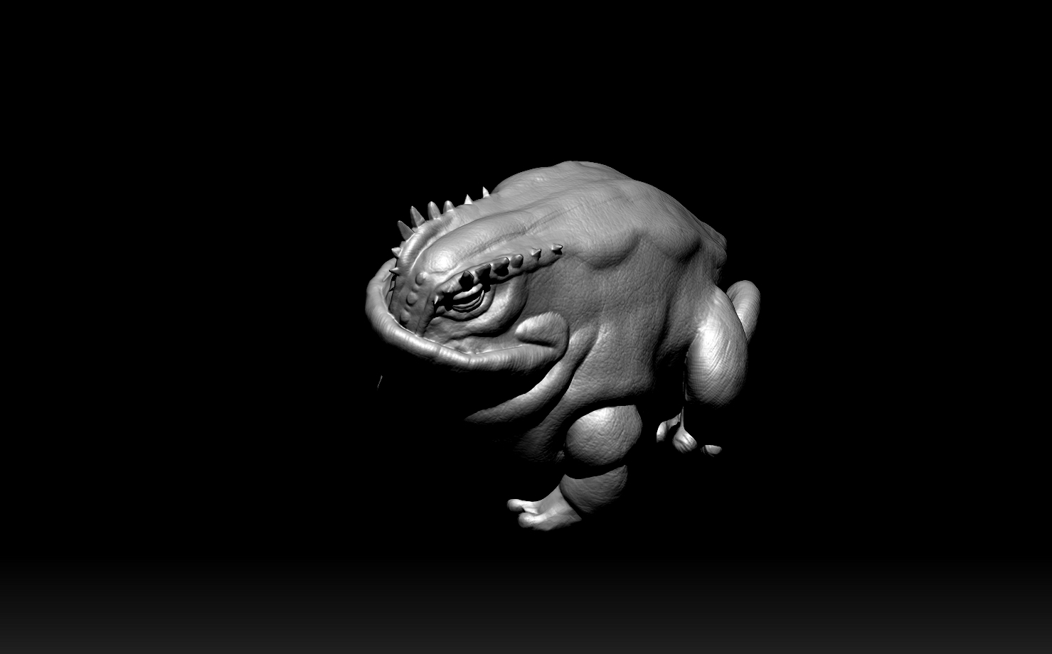 STL file Horned Frog (HighQuality) 🐸・3D print model to download・Cults