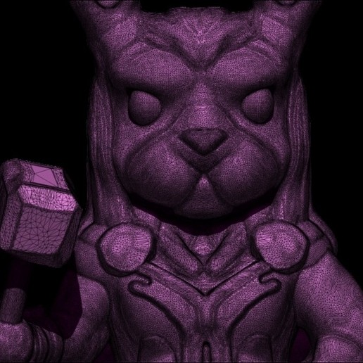 Download OBJ file Thor Rabbit - Bunny • Template to 3D print ・ Cults