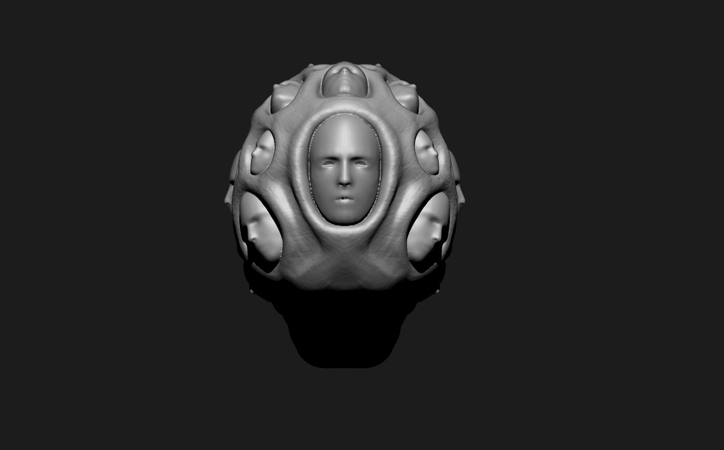 STL file Skull Faces - Faces of Death・3D printer model to download・Cults