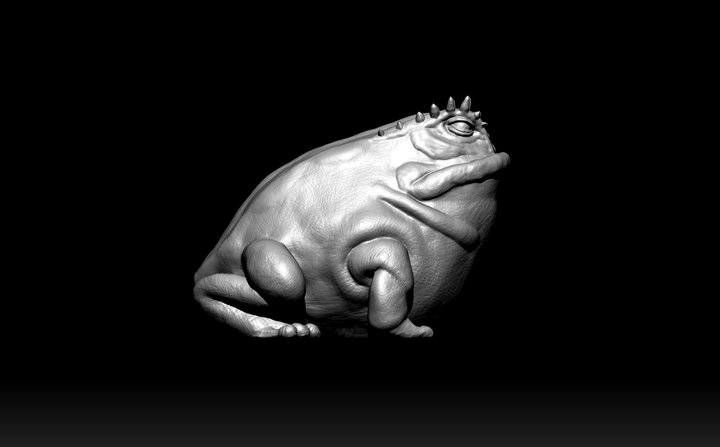 STL file Horned Frog (HighQuality) 🐸・3D print model to download・Cults