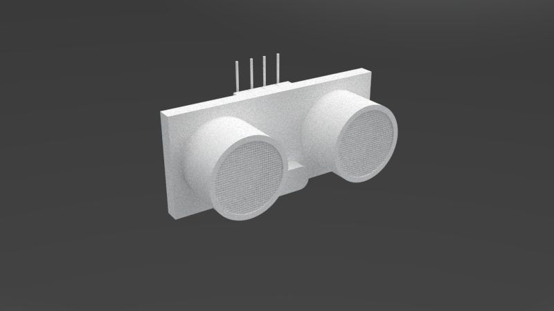 Free STL file Ultrasonic sensor / Ultrasonic sensor・3D print object to ...