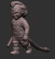 Free STL file combat chucky 🍆・3D printing idea to download・Cults