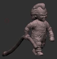 Free STL file combat chucky 🍆・3D printing idea to download・Cults