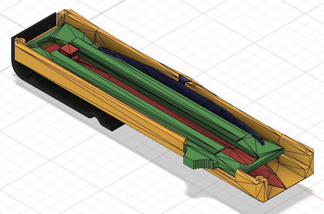 Free STL file OTF Knife Switch Blade (Functional) "improved" version v1 ...