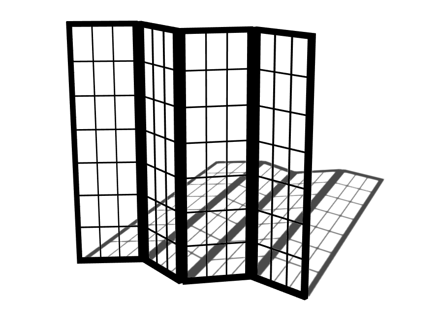 Free 3D file Japanese Screen・3D print object to download・Cults