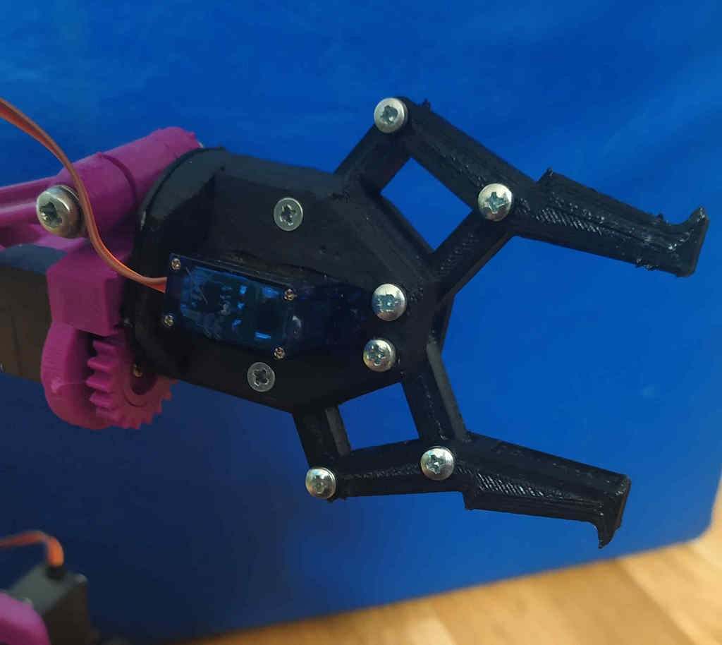 STL file Parallel Gripper with rotation for EEZYbotARM MK2 💪・3D ...