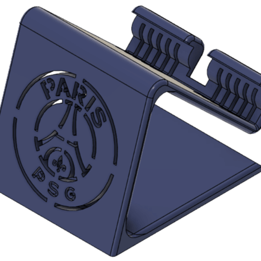 Download STL file PSG phone support - Paris Saint Germain • 3D print ...
