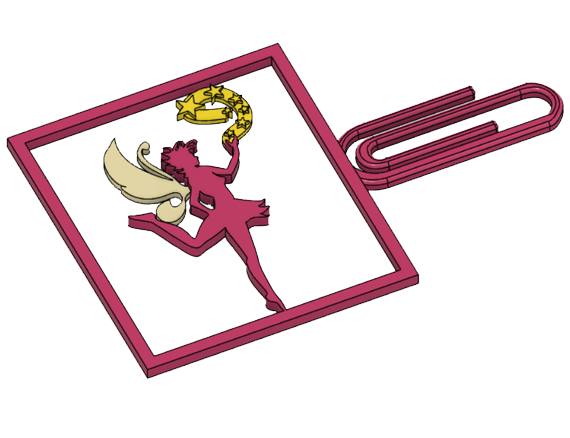 STL file Bookmarks-Princess-Humming bird-Unilicorn-Forklift-Fairy ...