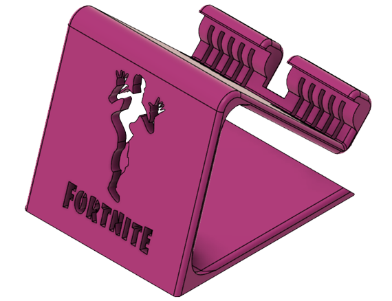 STL file Phone Holder Phone stand Fortnite-Zany・3D printable model to ...