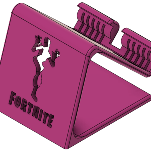 Download STL file Phone Holder Phone stand Fortnite-Zany • 3D print ...