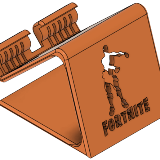 Download 3D printer designs Phone Holder Phone stand Fortnite-Floss ・ Cults