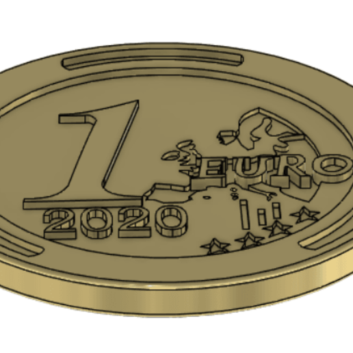 Download STL file VBuck Euro Fortnite coin • 3D print template ・ Cults