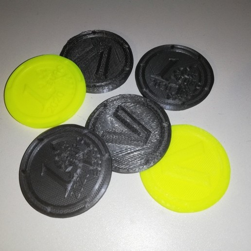 Download STL file VBuck Euro Fortnite coin • 3D print template ・ Cults